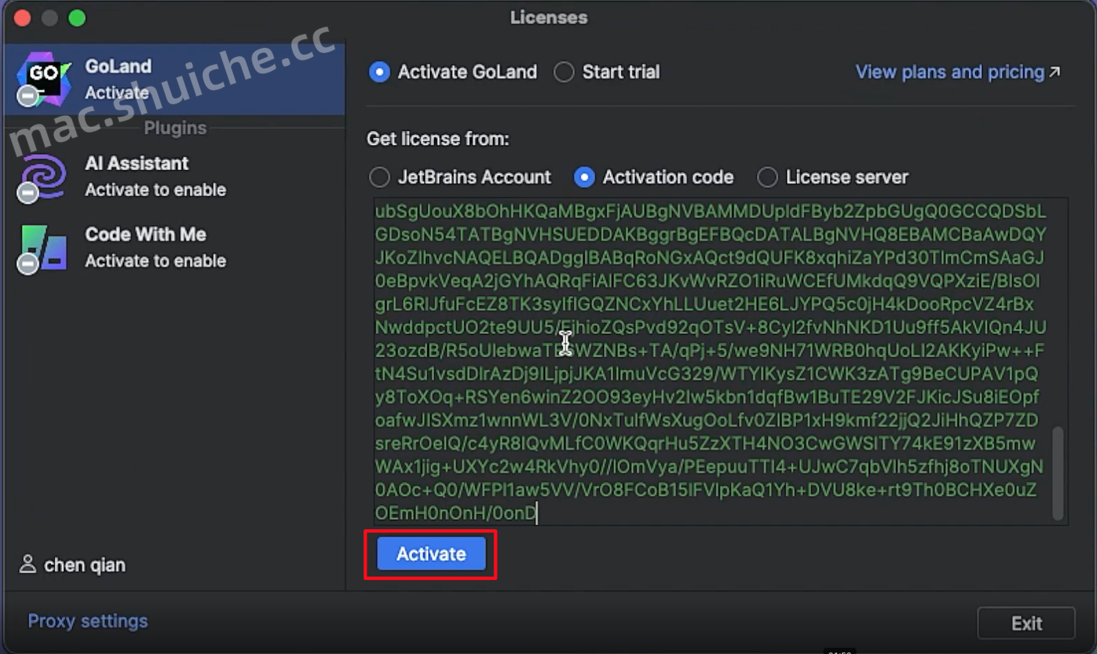 省点时间-【Intel芯片】JetBrains GoLand For Mac(GO语言集成开发工具环境)